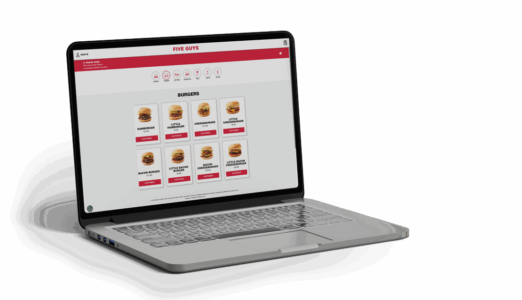 Online Ordering | Pick Up or Delivery | Five Guys